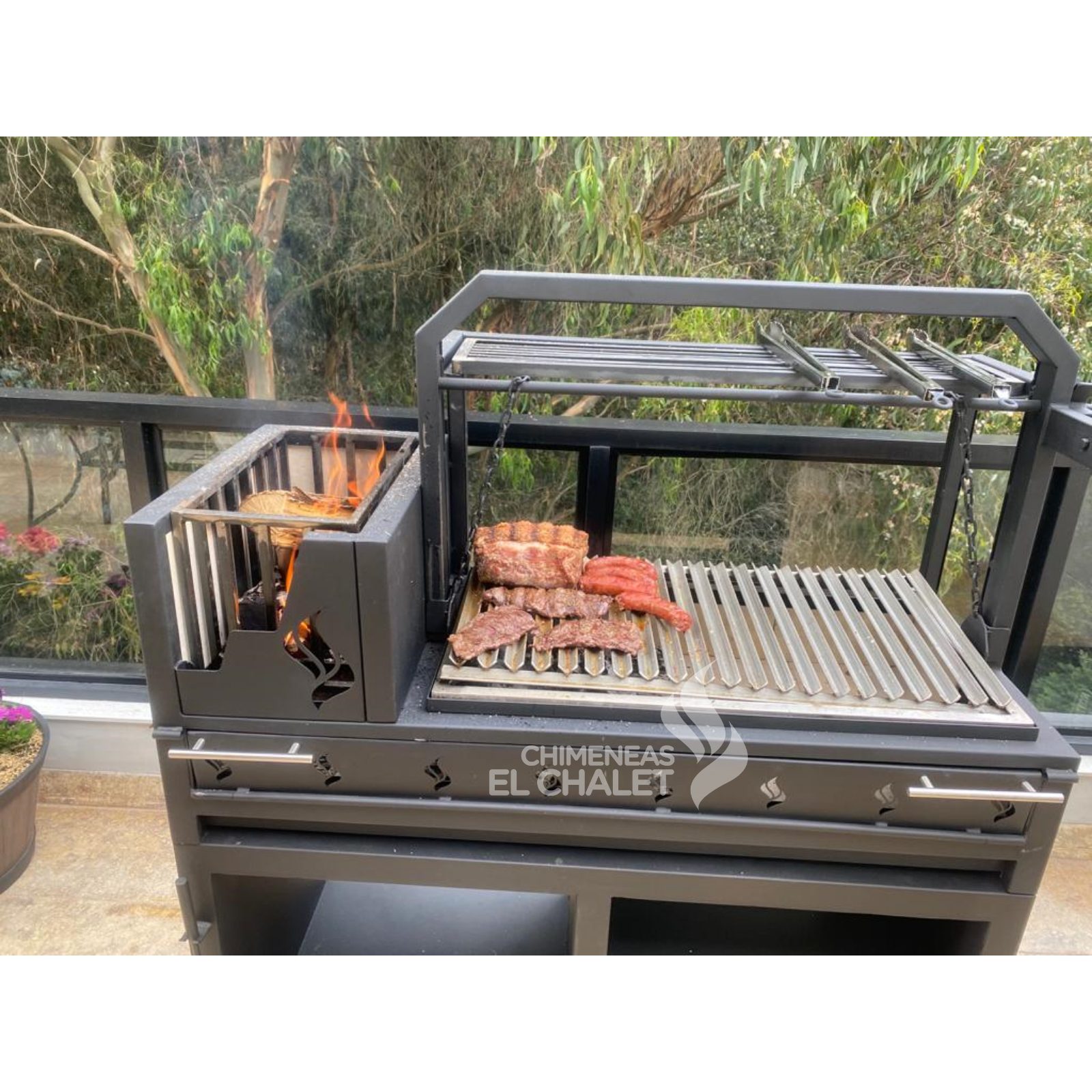 BBQ de Leña Quincho Argentino - ¡Perfecto para Asados!