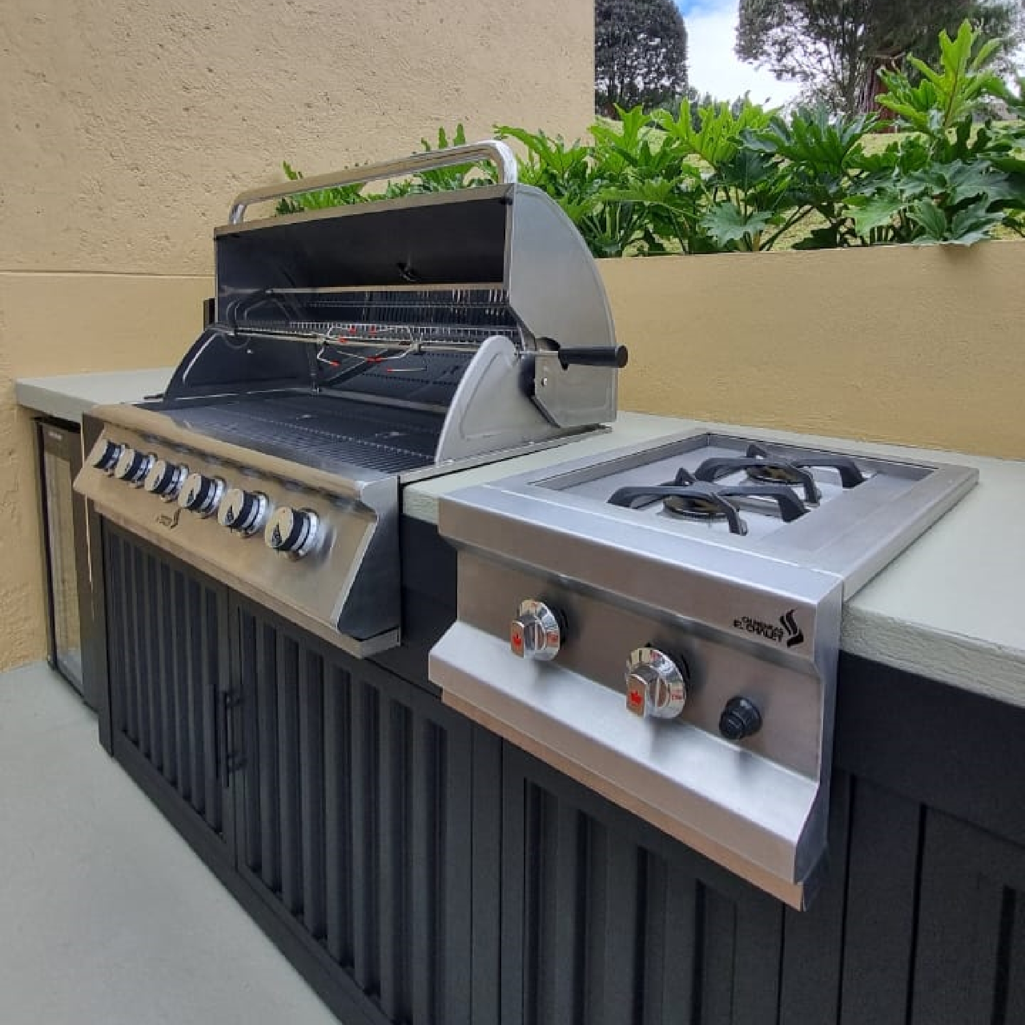 Compra Estufa a Gas 2 puestos Empotrar para zona exterior bbq